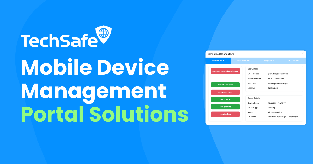 MDM Portal - TechSafe Solve Solutions